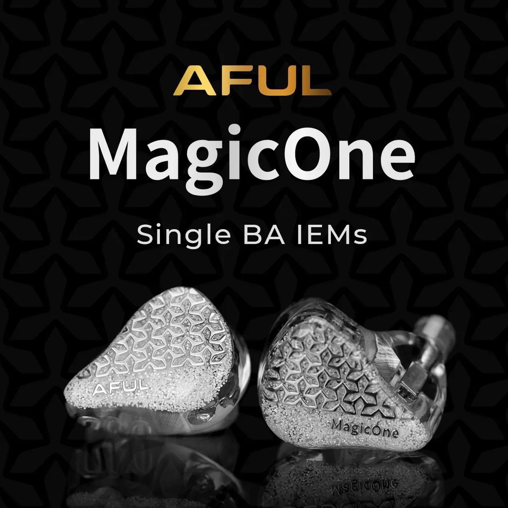 AFUL MagicOne Single BA Driver IEMs Balanced Armature Earphones with SE-Math Acoustic Technology ...