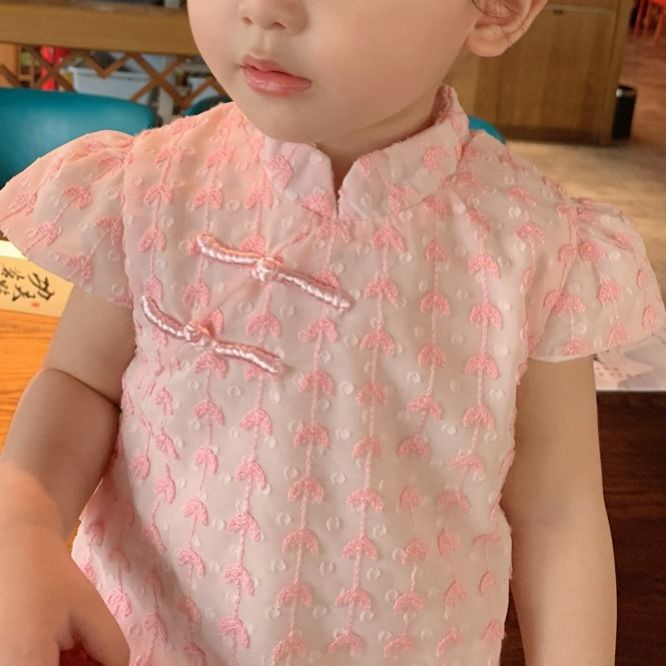 Children's Cheongsam Summer Thin Style Girls' Clothing Baby Girl Skirt ...