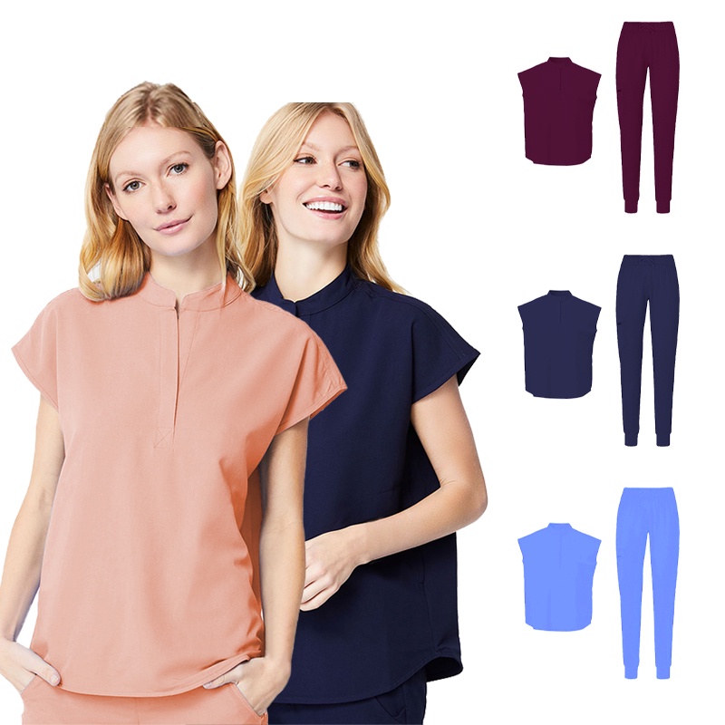 Scrub Suit Elastic Quick-drying Overalls for Women Oral Dentist ...