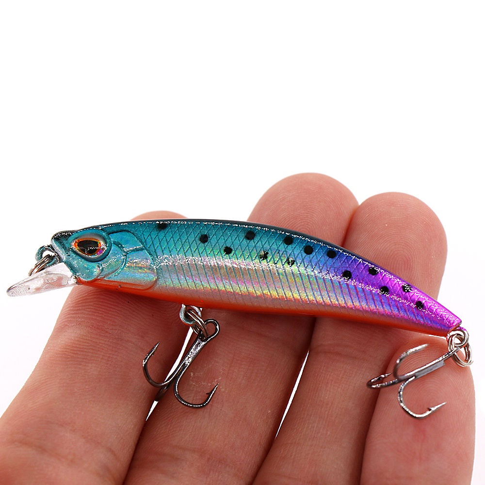 19 colors Lure For Fishing 6.5cm/7g Sinking Minnow Fishing Gear Hard Bait Minnow 3D Eyes Laser ...