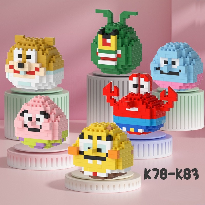 2024 Dragon Year DIY Mini Building Block 微颗粒积木 Character 12 Zodiacal Animals Model Nano Block ...