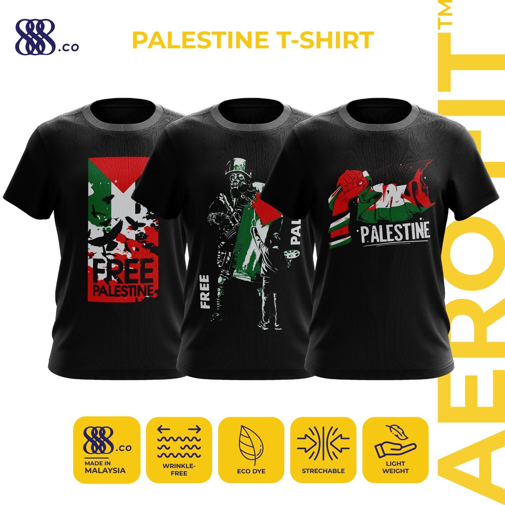 888.CO Mafla Palestine Selendang Scarves / Tshirt Intifada Free ...