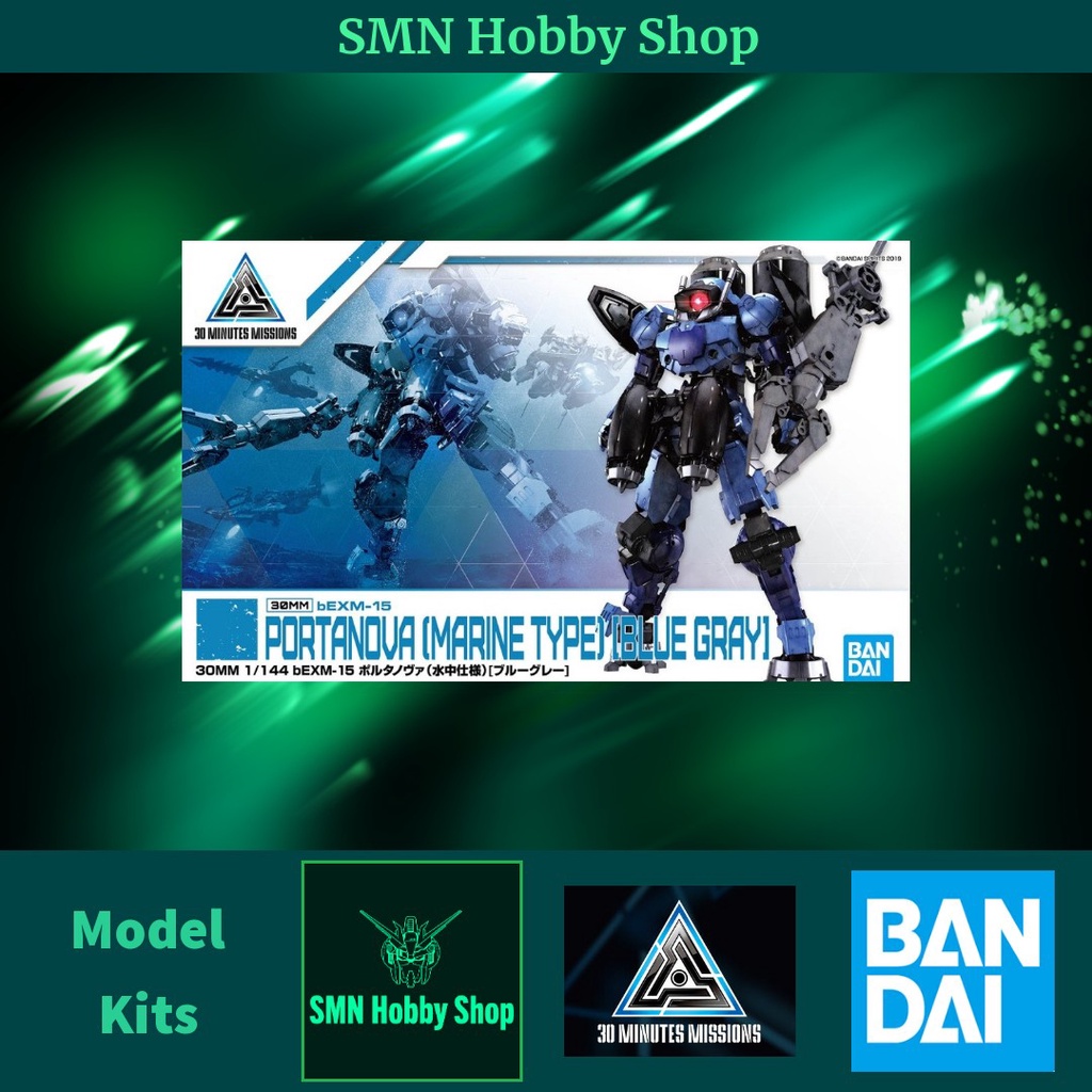 30MM 1/144 BEXM-15 Portanova Marine Type Blue Gray 030 Toys Plastic ...