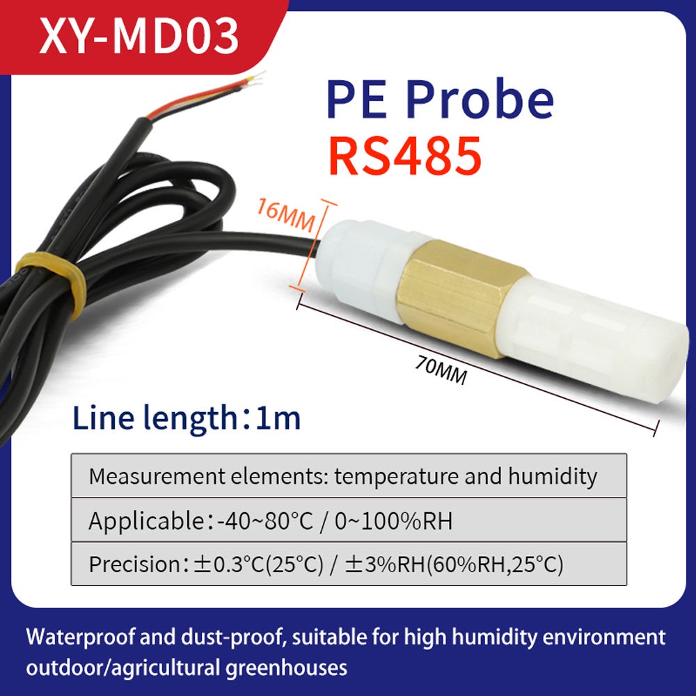 Roarkit Temperature and humidity sensor transmitter RS485 collector ...
