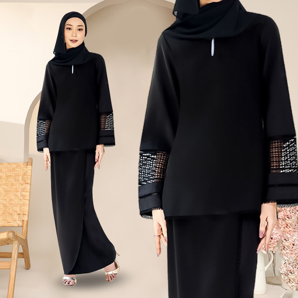 THANIA MINI KURUNG Baju Raya 2025 Baju Kurung Moden Riau Lembut ...