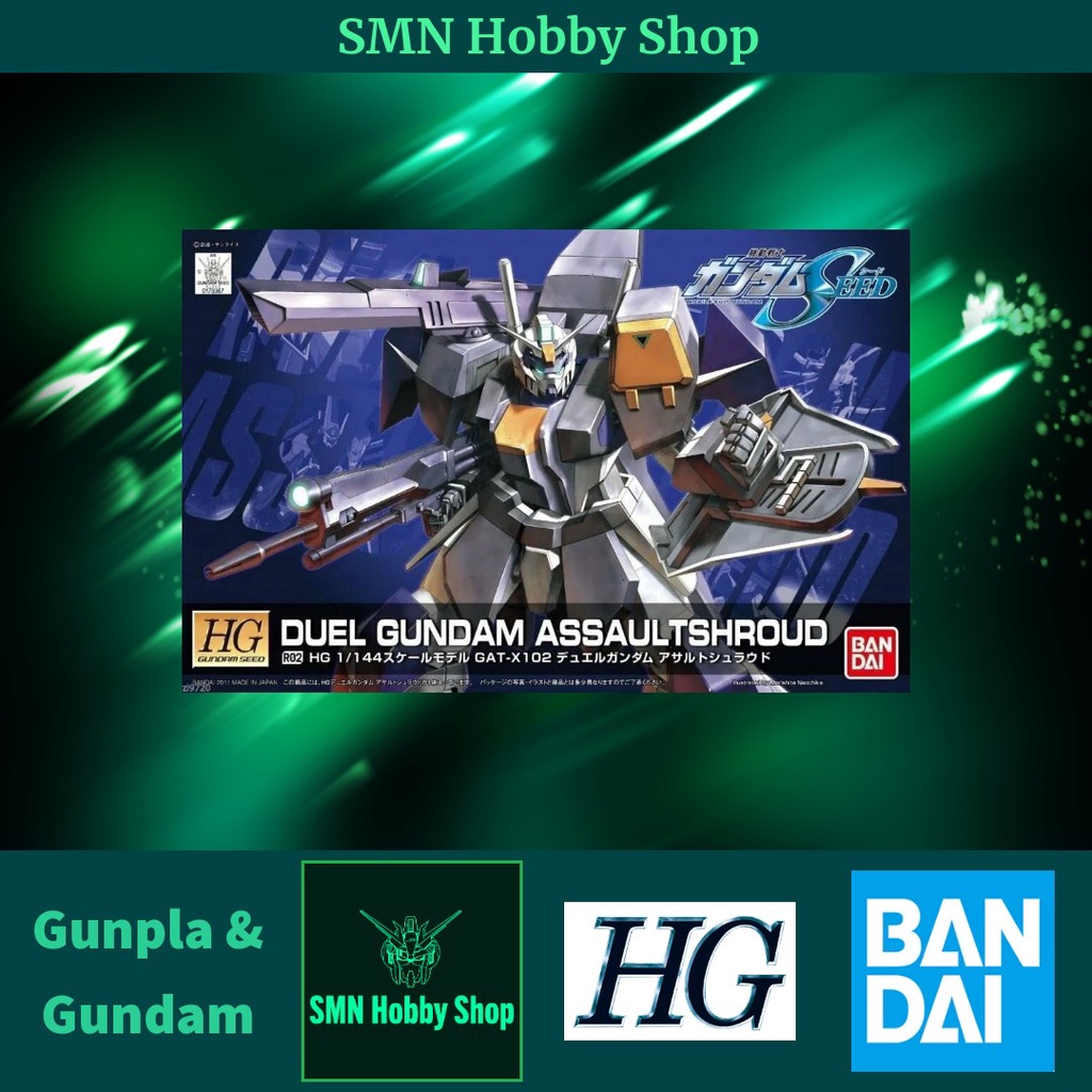 HG 1/144 Duel Gundam Assault Shroud R02 Gunpla Gundam Toys Plastic ...