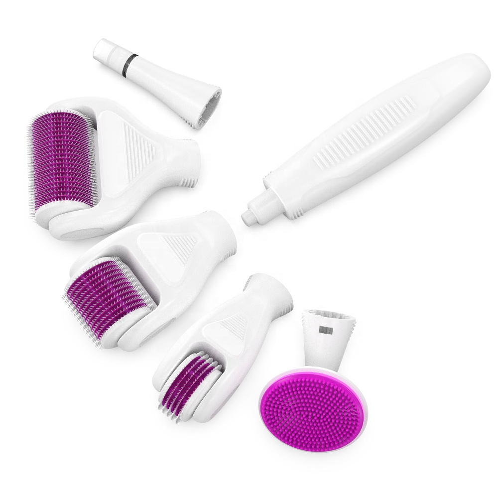 DECINIEE 6 in 1 DRS Beard Roller Face Roller Rolling System Kit roller ...