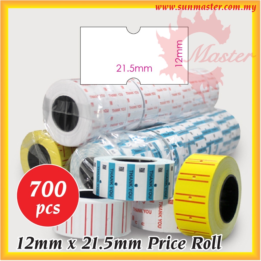Price Roll 12mm x 21.5mm | Price Tag | Kola Price Labeller | Price ...