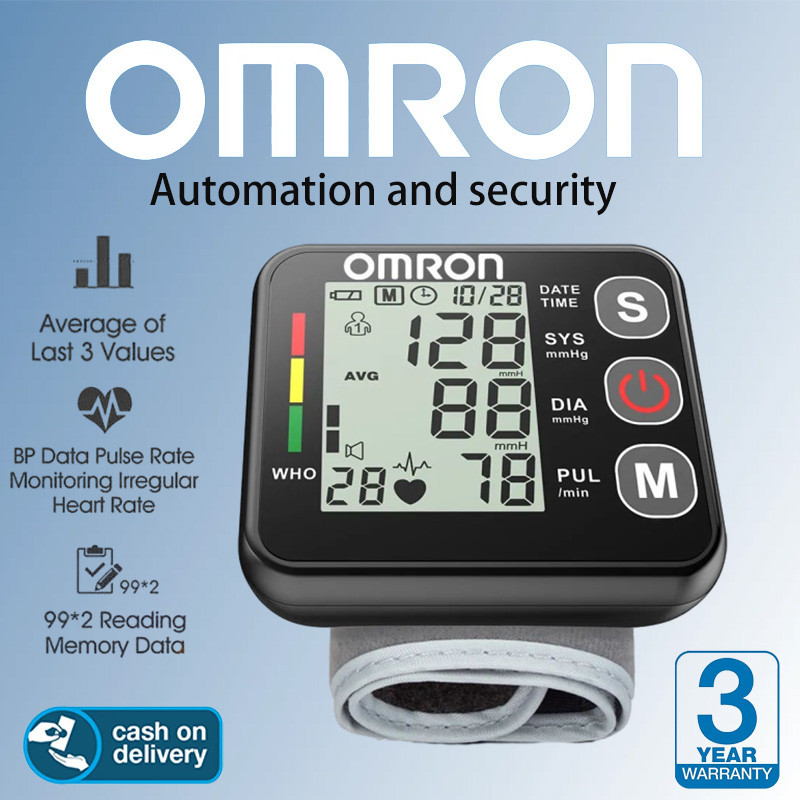 Omron New Wrist Blood Pressure Monitor Digital Automatic Pressurization ...