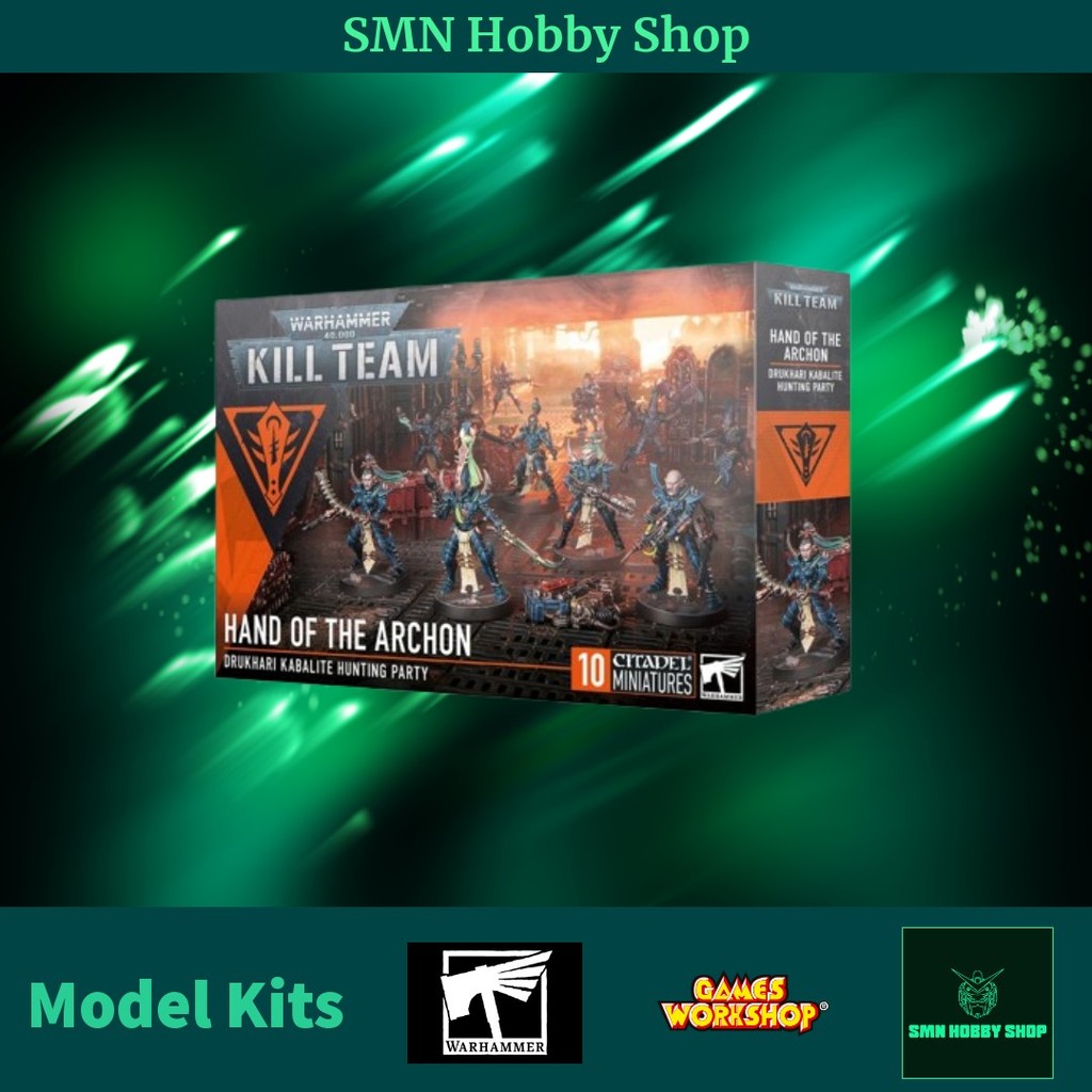 Kill Team Hand Of The Archon Drukhari Kabalite Hunting Party 10 Miniatures Model Kit [Warhammer ...