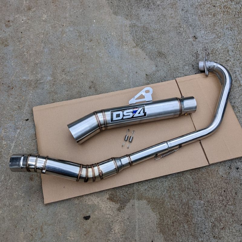 Open Spec pipe exhaust Ds4 Canister tube type + big elbow pipe 51mm for ...