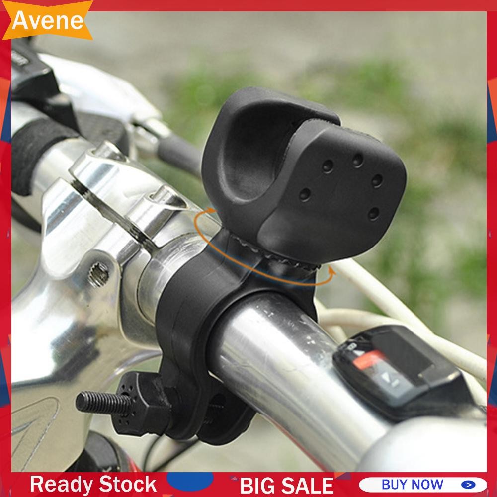 Bicycle Light Lamp Stand Holder Rotation Grip LED Flashlight Torch ...