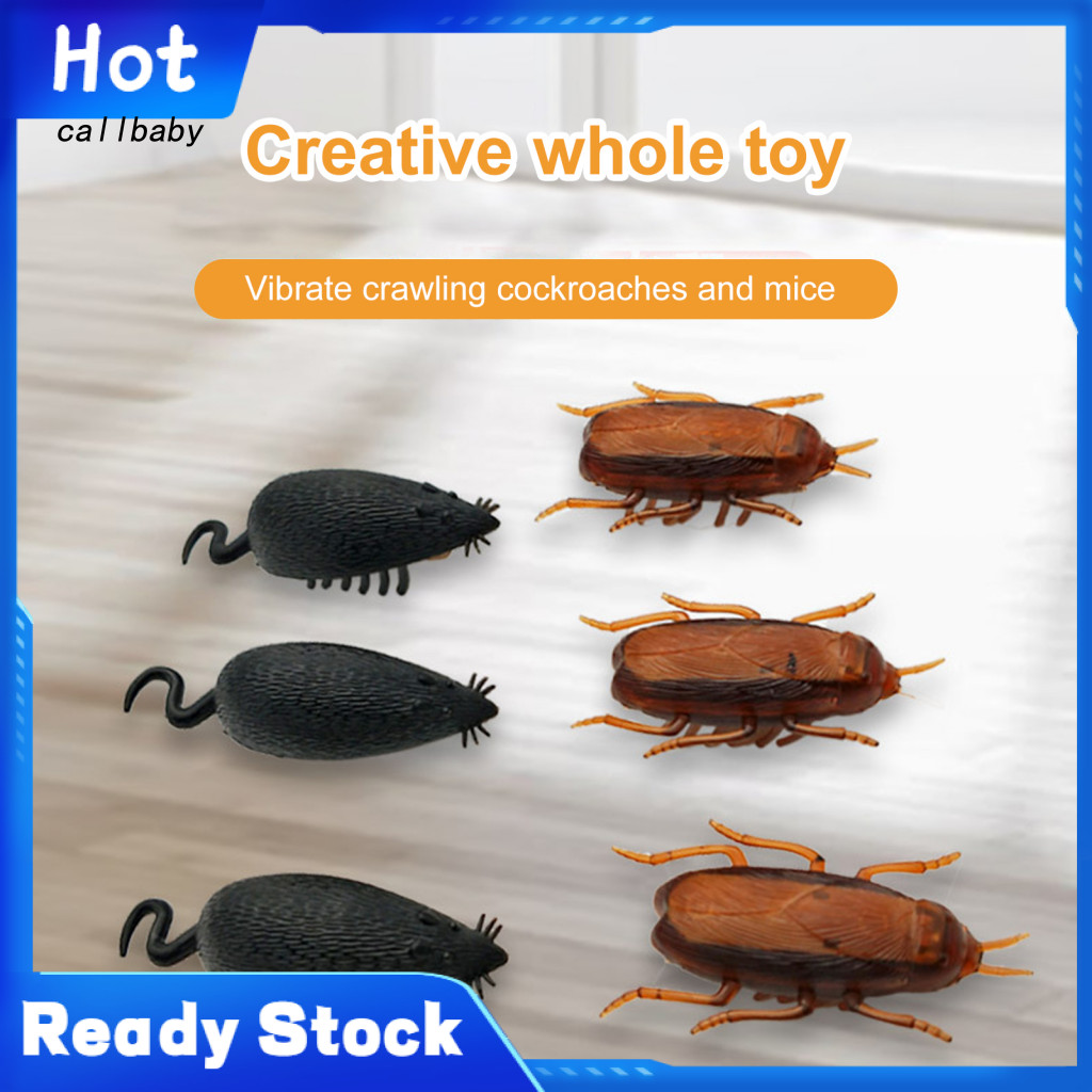 KDCL- Motion Sensor Crawling Toy Simulated Cockroach Prank Toy ...