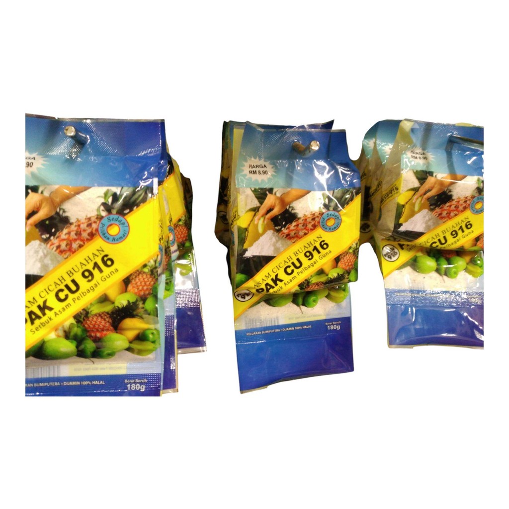 PAK CU 916 Serbuk Asam Cicah Buah Jambu x 180g | Shopee Malaysia