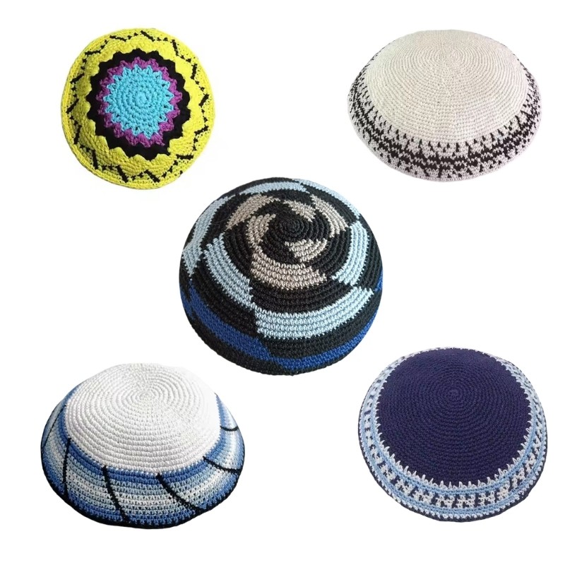 lu Namaz Muslims Men Prayer Hat Crocheted Islamic Headwear Islamic ...