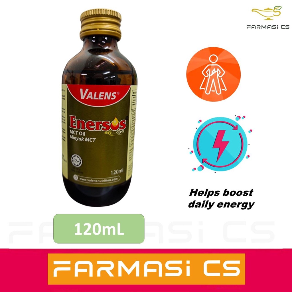 Valens Enersos MCT Oil 120ml EXP:07/2026 [ As an energy source, Palm ...
