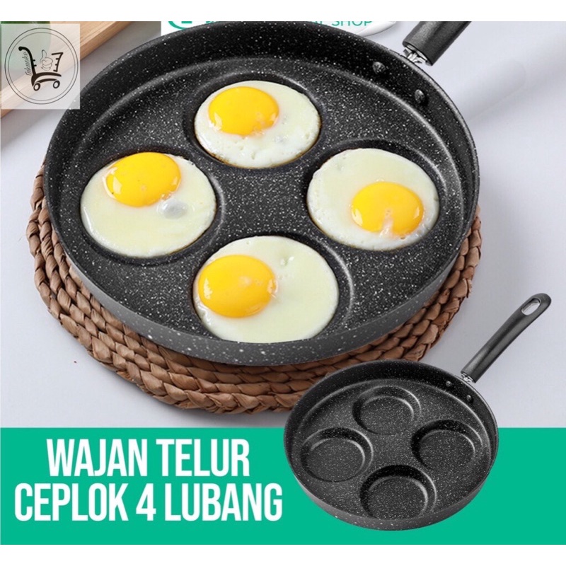 Flat 4-EGG Mold MARTABAK Mold 4-hole Frying Pan Pancake EGG/EGG ...
