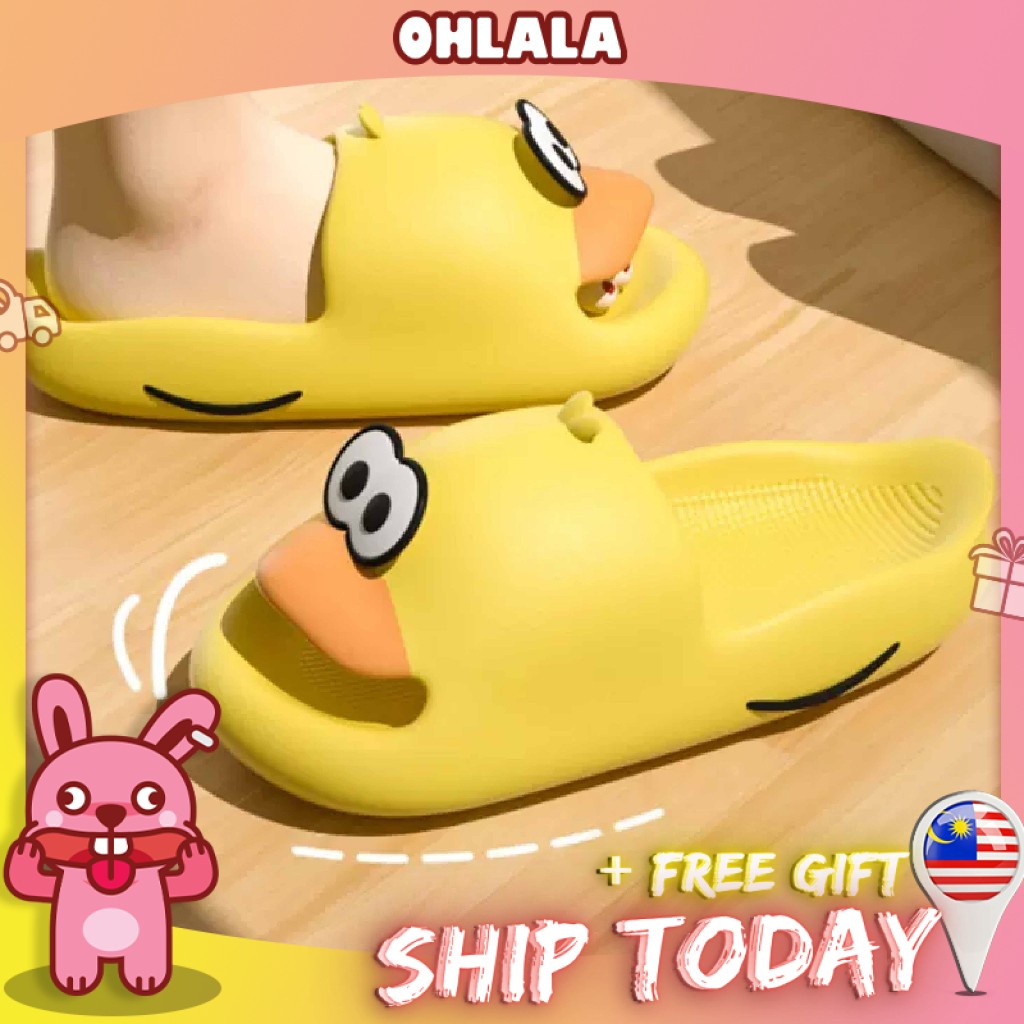 READY STOCK🔥OLL Duck Slippers Adults Kids Selipar Indoor Outdoor Shoes ...