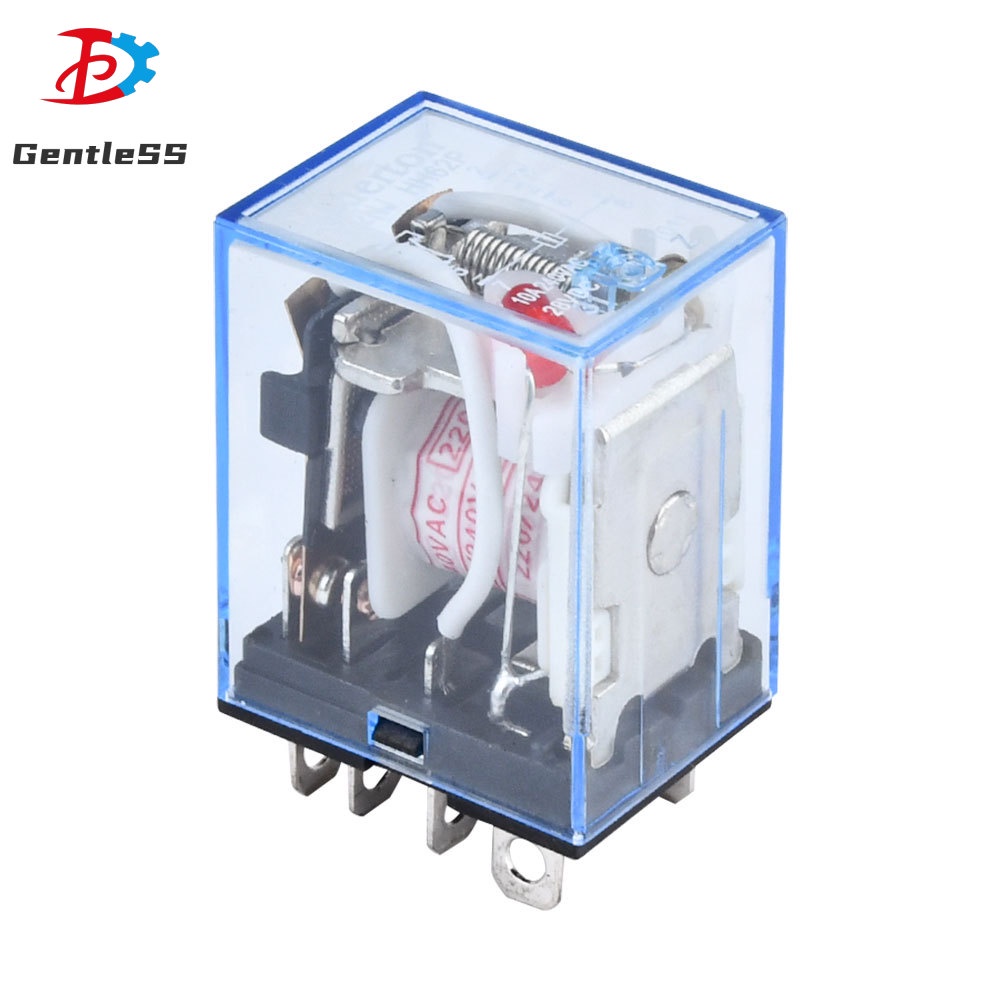 Electromagnetic Power Relay 220V AC Relay Coil 8 Pins 10A LY2NJ Miniature Electromagnetic ...