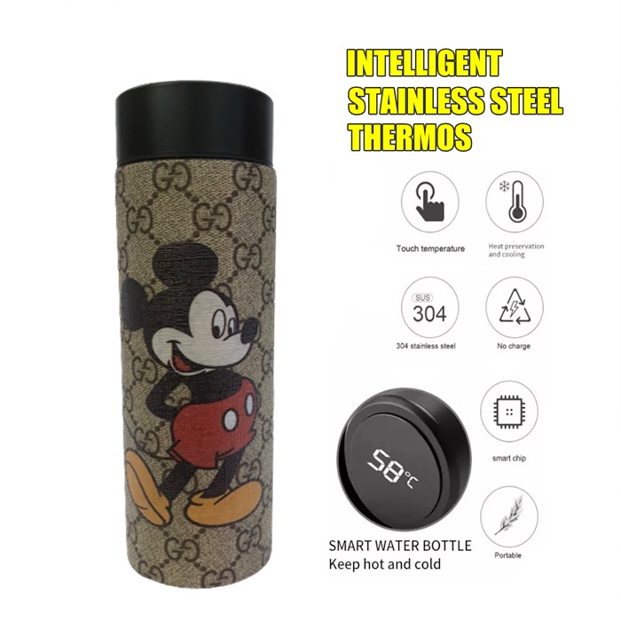 Stainless Steel 500ml Thermos Flask Vacuum Bottle Water Tharmos Botol ...