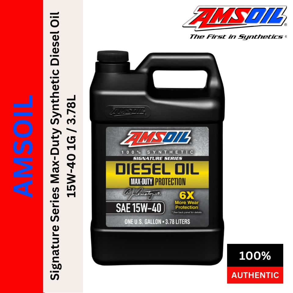 (𝐌𝐀𝐃𝐄 𝐈𝐍 𝐔𝐒𝐀) AS-3-DME-1G Amsoil Signature Series Max-Duty Synthetic ...