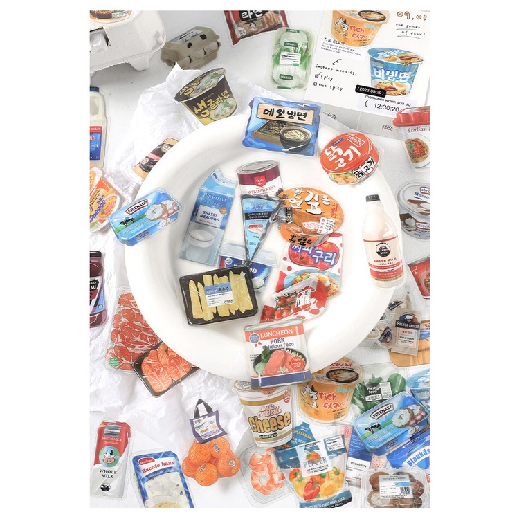 ENWEI 30 Pcs [Convenience Store Series] Aesthetics Journal Stickers ...