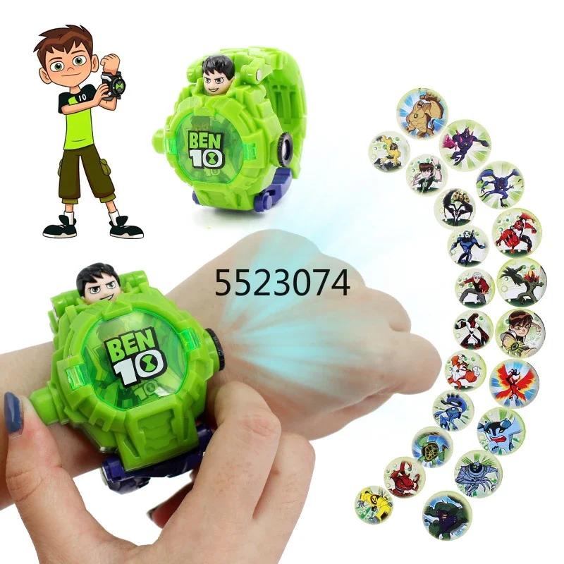Kids Watch BEN 10 Watch Omnitrix Toys hero For Kid 3D Projector Watches ...