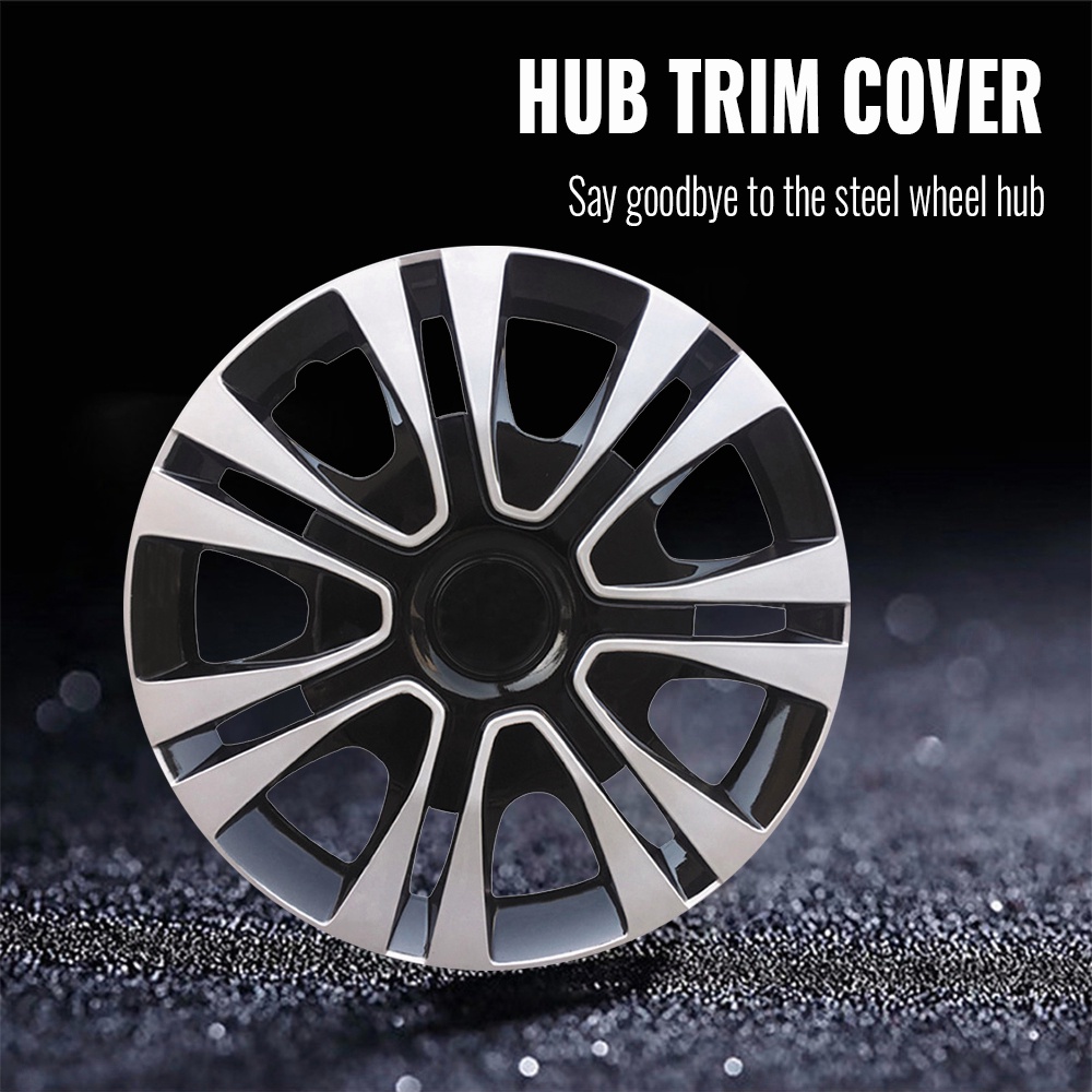 14 Inch Universa Carl Hubcap Wheel Covers ABS Plastic Set Auto Snap On ...