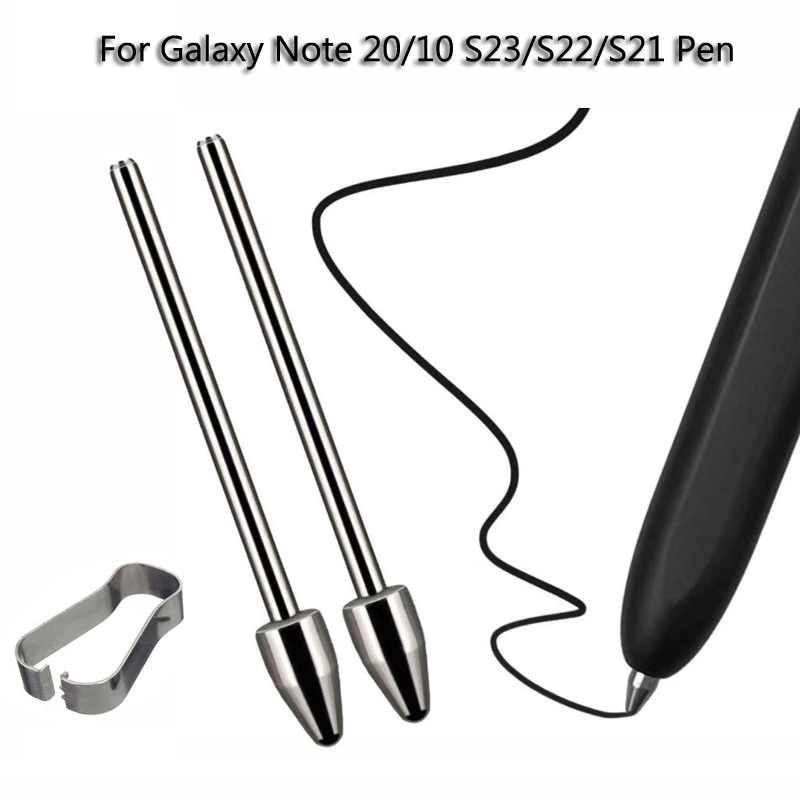 2pcs Metal Nibs Touch Stylus Pen Tip For Samsung S23 S22 S21 Ultra Note