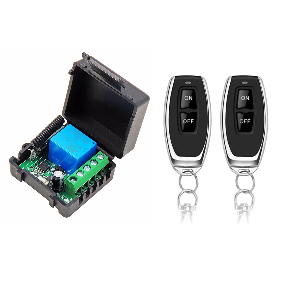 Universal Remote Control Switch DC 12V Relay Receiver 2pcs Remote ...