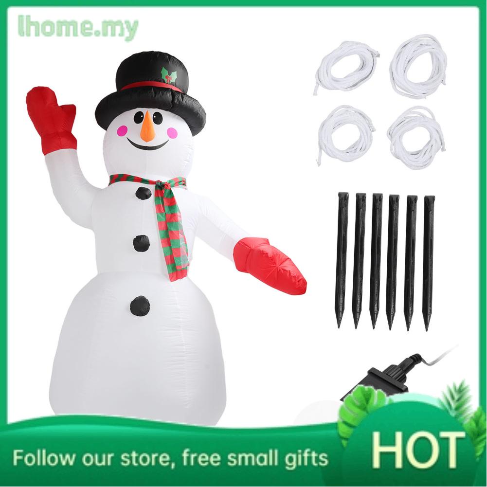 Lhome 8FT Tall Christmas Inflatable Snowman Christmas Inflatables ...