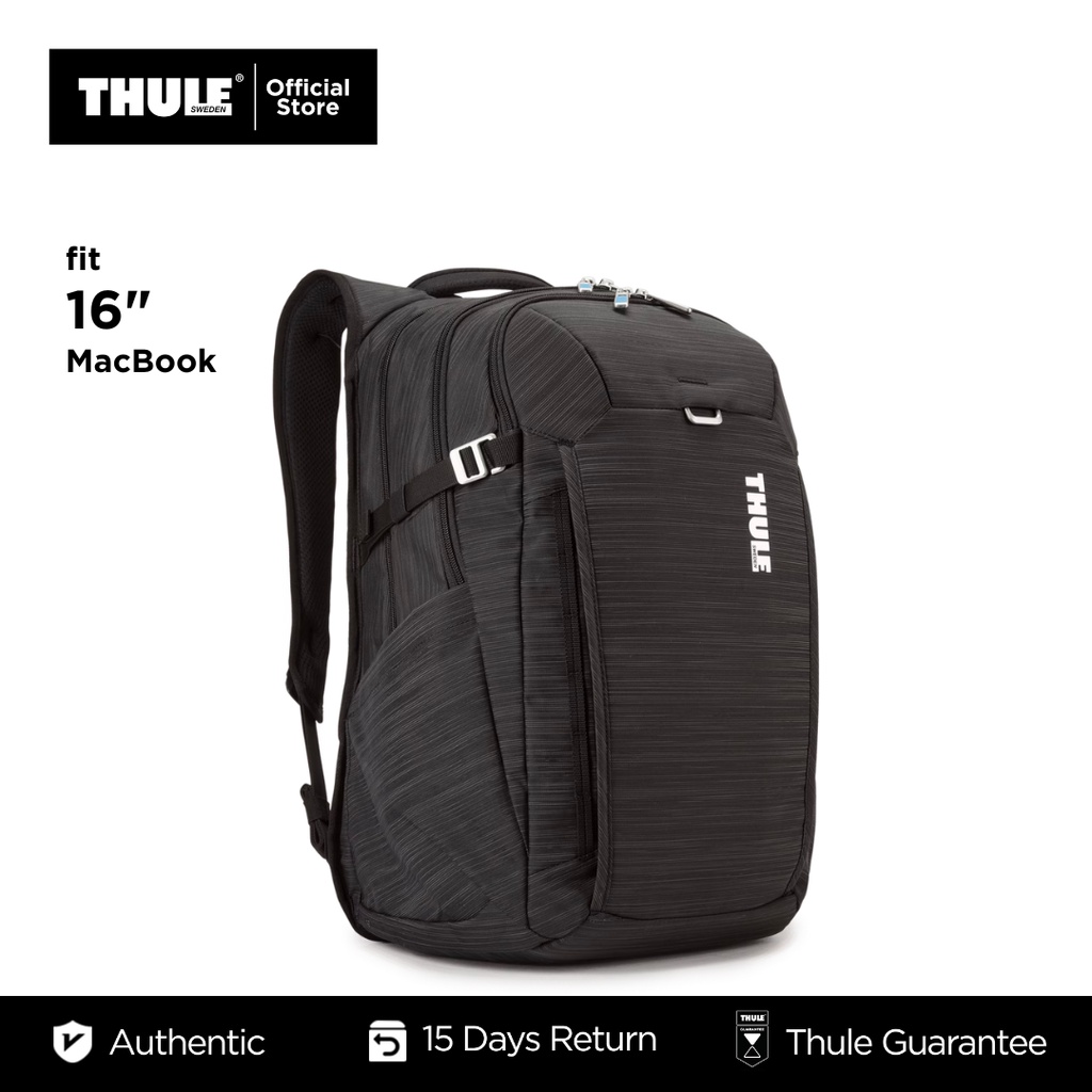 Thule Construct Laptop Backpack 28L - Black | Shopee Malaysia