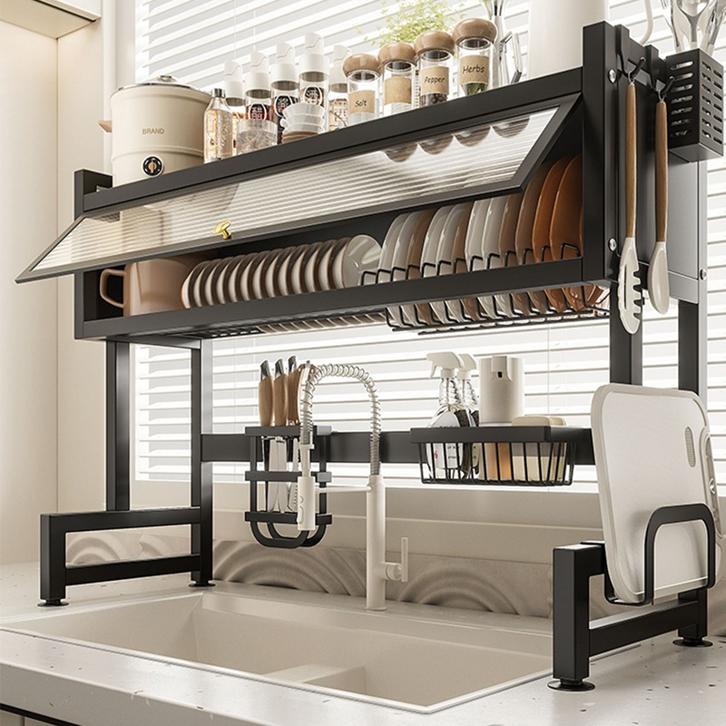 Kitchen Rack Dish Rack 105*30*80CM Large Capacity Drying Rack Dish ...