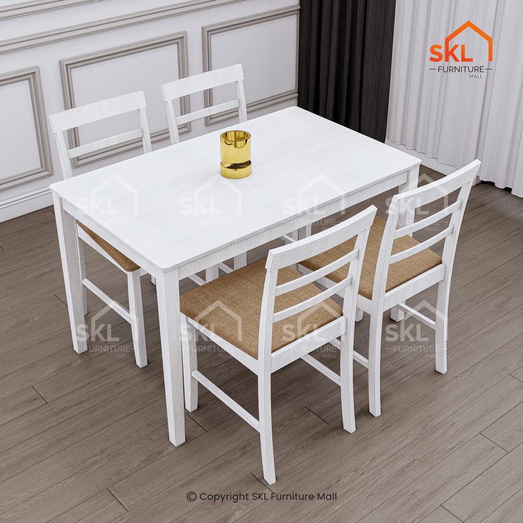 [READY STOCK] NEW_Solid Dining Set 1+4 Chair_Ready Stock + Fast shipping /Meja Makan | Shopee ...