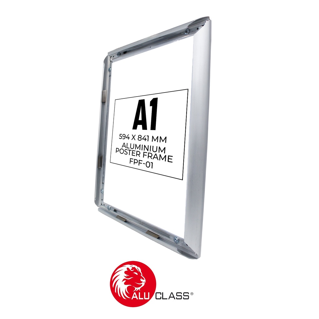 ALUMINIUM A1 SUPER SLIM SNAP POSTER FRAME PF-FPF-01A PF-FPF-01B AND PF-FPF-01C ALUCLASS | Shopee ...