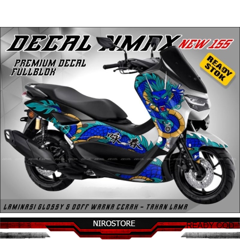 Decal nmax full body Striping nmax new cinnected full dragon motif ...