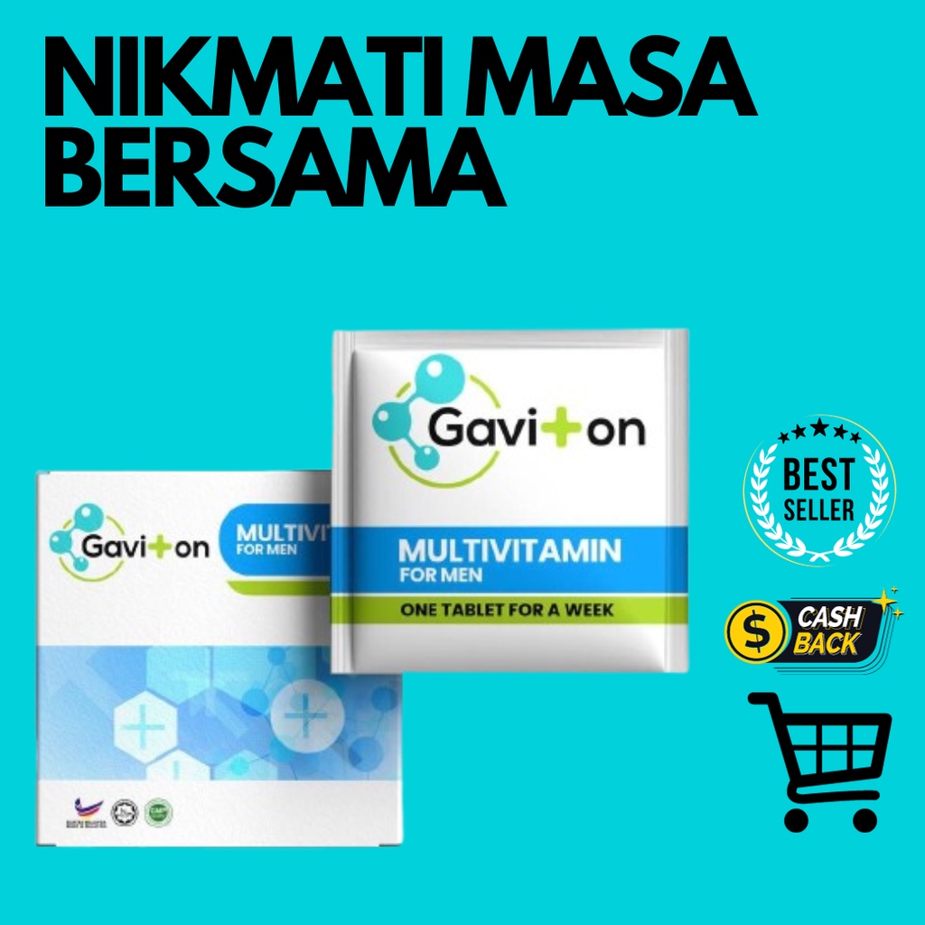GAVITON FOR FITNESS MEN MULTIVITAMIN | Shopee Malaysia