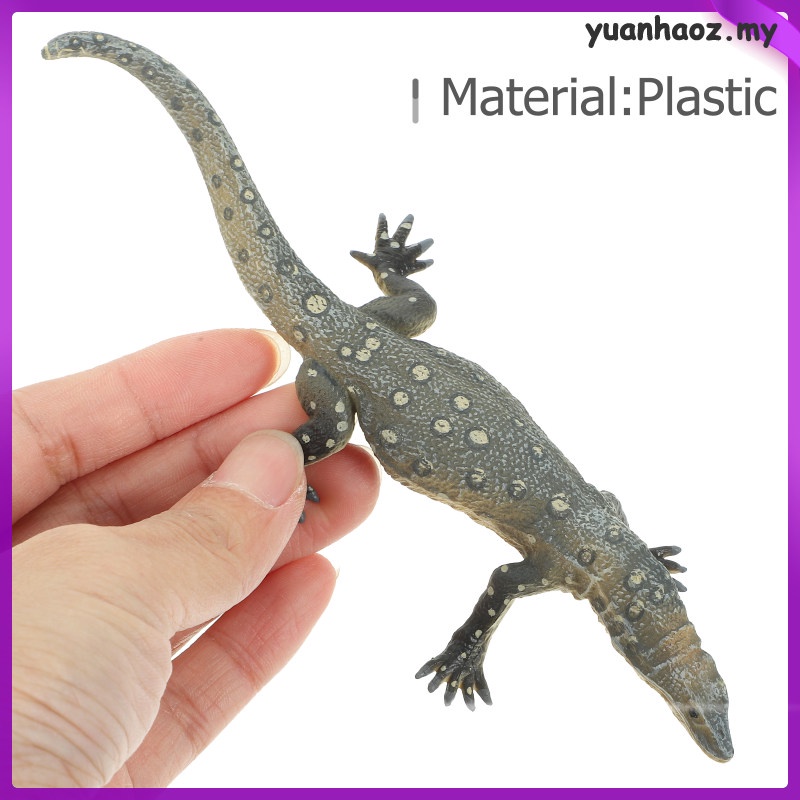 yuanhaoz Eye-spotted Monitor Lizard Model Trick Lizards Figurine ...