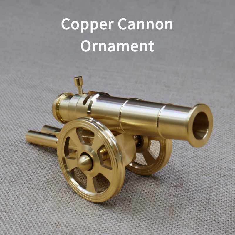 Brass Cannon Model Chinese Bronze Feng Shui Copper Cannon Italian ...