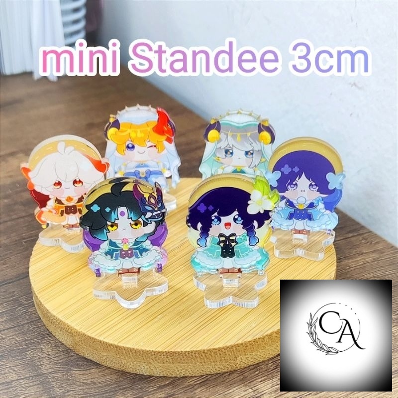 Genshin Impact mini Standee 3cm | Shopee Malaysia