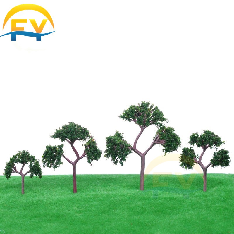 FY Miniature Diorama Mini Green Tree Plant Fairy Garden Terrarium Micro ...