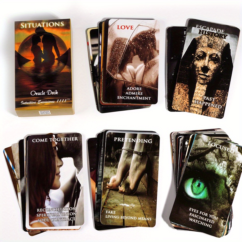 Situations Oracle Deck Cards Tarot Cards Party Board Game Fate Card Fortune Telling Game ...