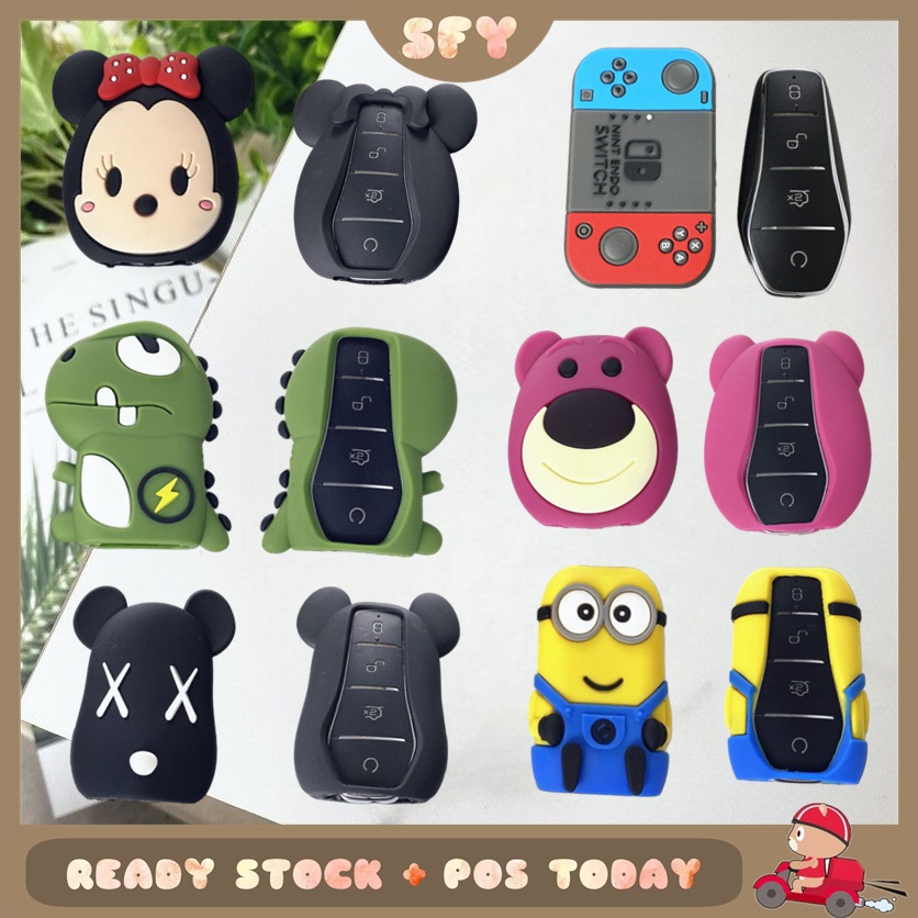 BYD ATTO 3 BYD Dolphin Key Fob Cover Accessories BYD ATTO 3 Chrome TPU ...