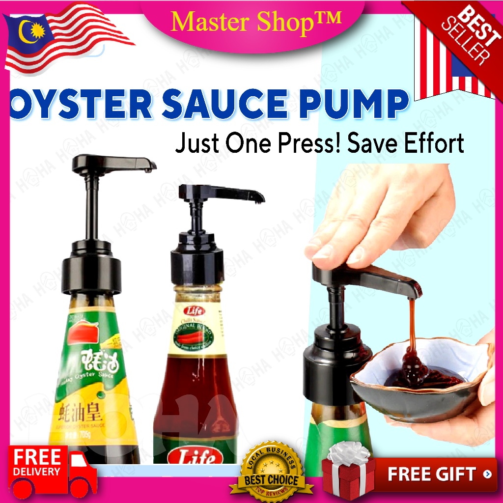 Oyster Sauce Pump Head Chili Tomato Sauce Bottle Mouth Squeezer Soy Sauce Dispenser Pam Sos ...