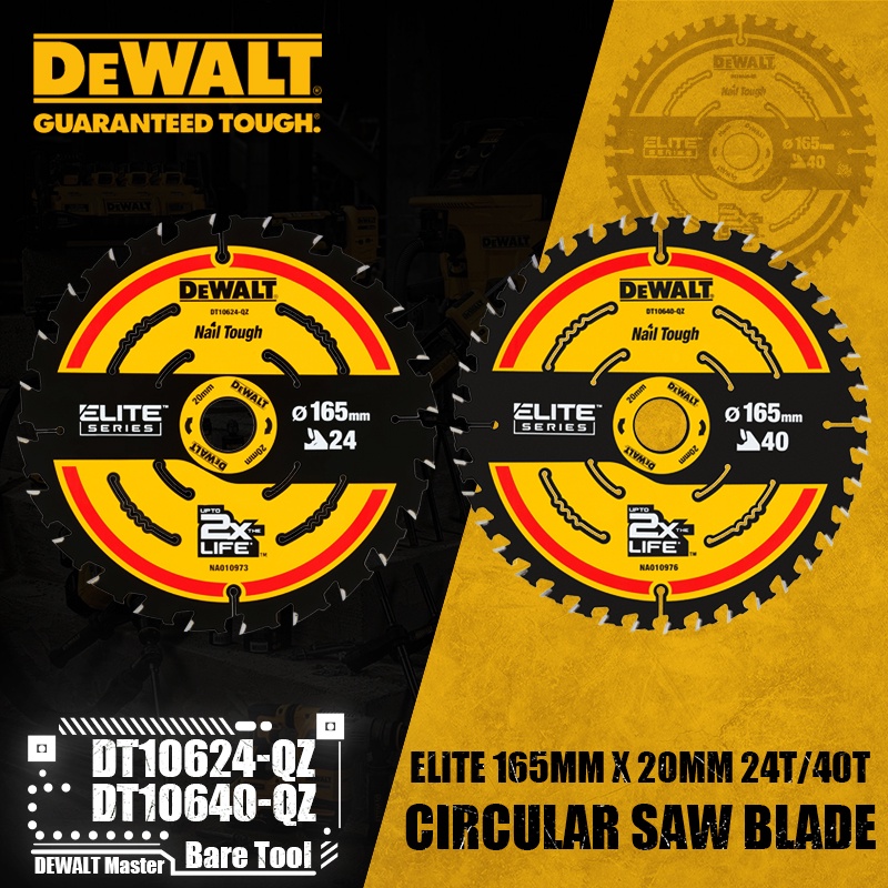 DEWALT DT10624-QZ DT10640-QZ CIRCULAR SAW BLADE ELITE SERIES ELITE ...