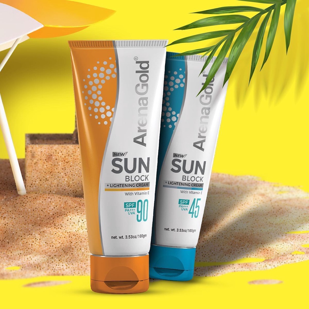 (WHOLESALE) Sunblock Brightening Sunscreen SUN BLOCK 100ml | Shopee ...