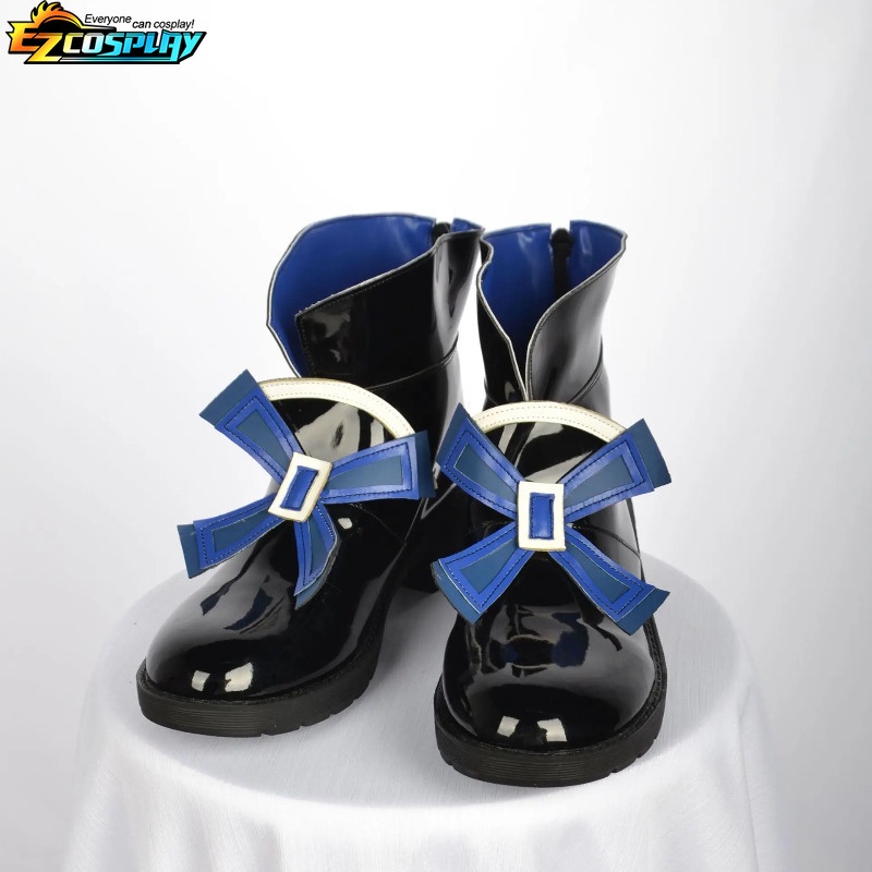 Anime Game Genshin Impact Black Furina Cosplay Focalors Hat Hair Full ...