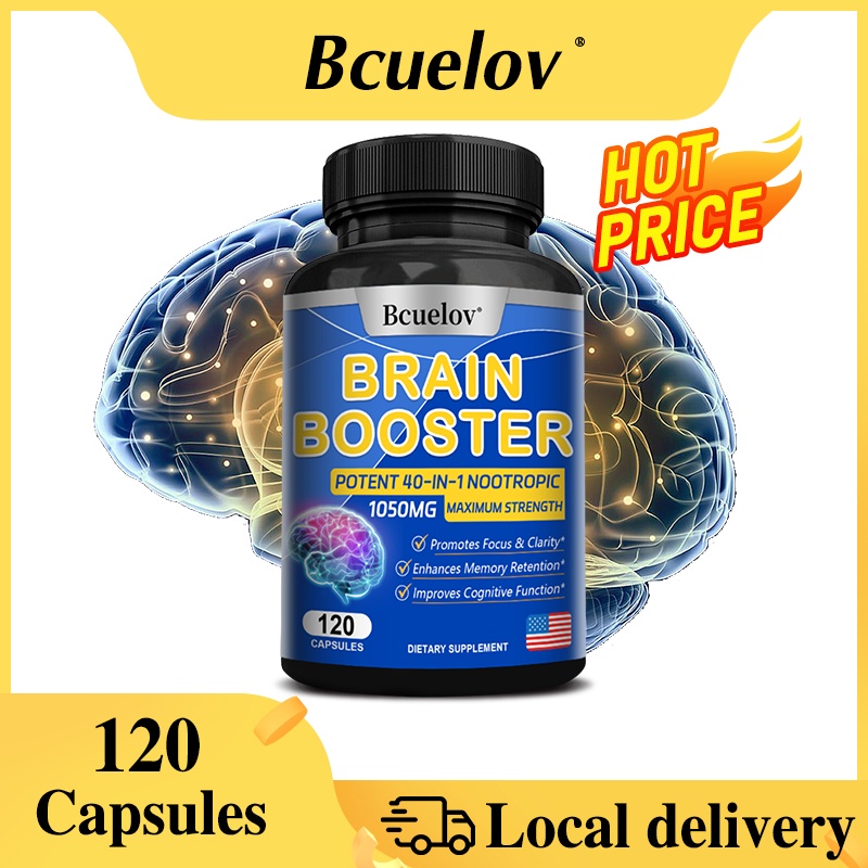 Bcuelov Nootropic Brain Booster Supplement for Memory, Mental Focus ...