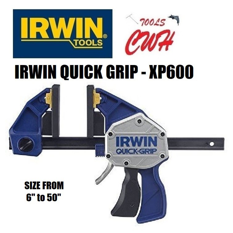 6" 18" 24" 36" 50" XP600 IRWIN XP QUICK GRIP BAR CLAMP SPREADER ...