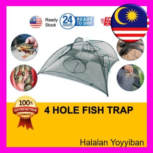 [READY STOCK] Kelambu Ikan 4 Pintu Tangkap Ikan Perangkap Ikan Fish ...